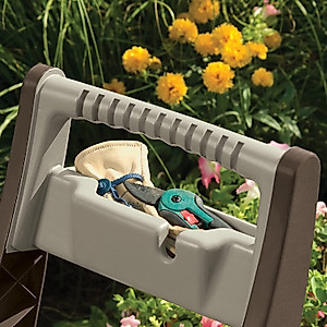 Hosemobile Hose Reel Cart, Portable Garden Hose Reel Cart with Large Easy to Grip Crank All-in-One for Garden, Lawn, and Patio, 175 ft. Mocha and Taupe