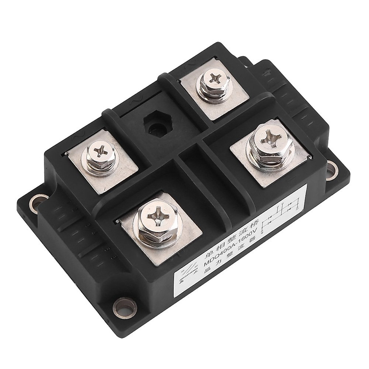 400A 1600V Single-Phase Diode Bridge Rectifier,Acogedor High Power 4 Terminals Singe Phase Bridge Rectifier Module