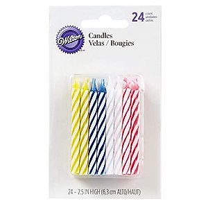 Wilton Birthday Candle, 2 5 inch, Colorful