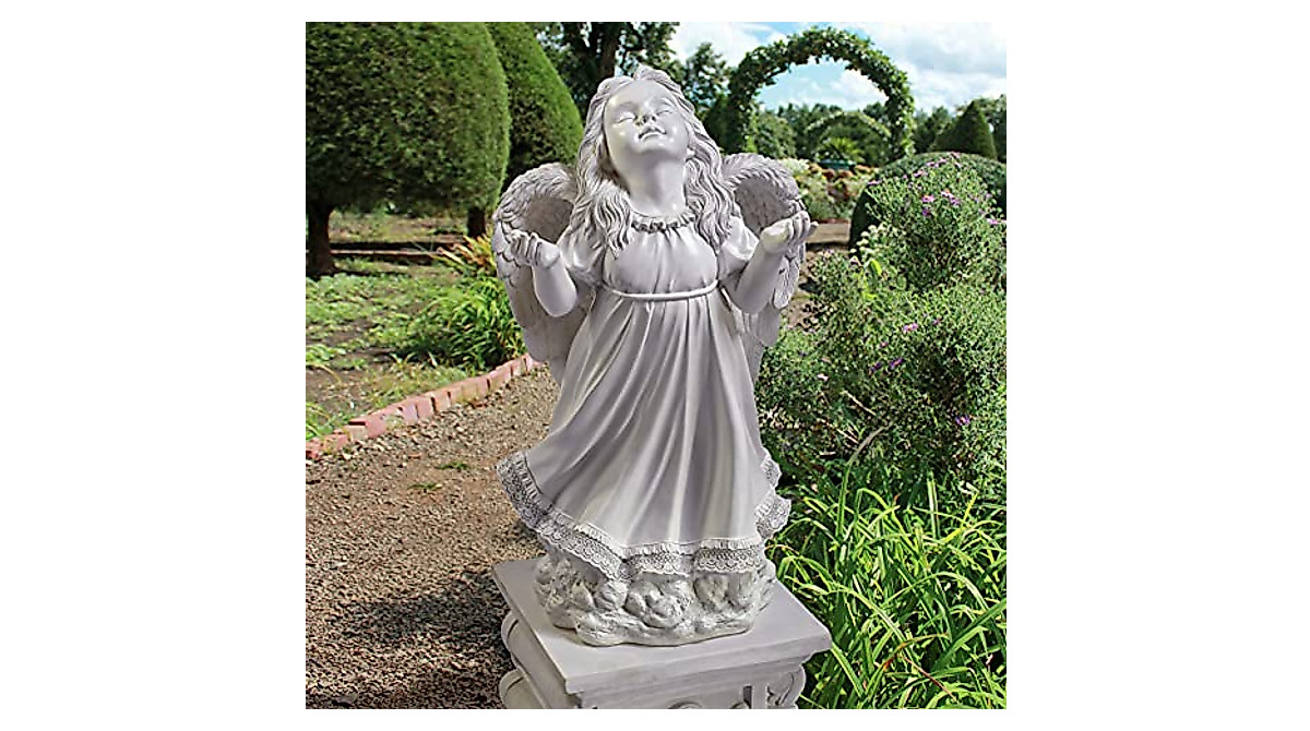 In God's Grace Angel Statue - Handcrafted Garden Decor | Design Toscano