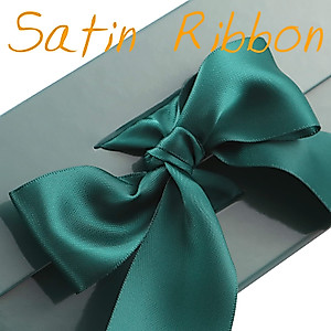 GREEN BEAN Large Gift Box with Lid for Present 13x9.7x3.4 Inches, Green Magnetic Gift Box with Ribbon, Bridesmaid Proposal Box, Luxury Gift Box (Glossy Green)