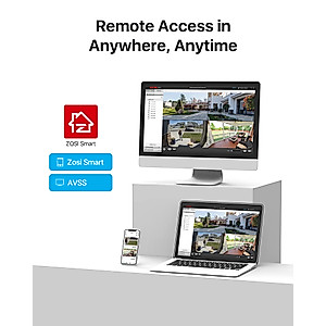 ZOSI H.265+ 3K Lite 8 Channel Security DVR Recorder with 1TB HDD,8CH Hybrid 4-in-1 CCTV DVR for 960H 720P 1080P Home Surveillance Camera System,Person Vehicle Detection,Remote Access,24/7 Recording