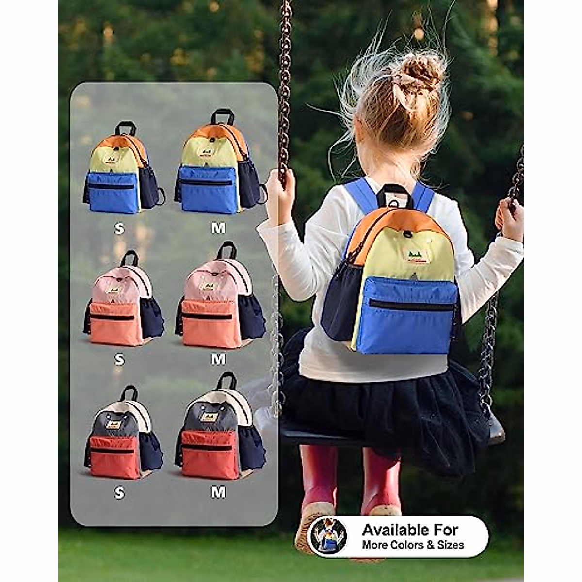 UPPACK Kids Backpack Toddler Backpack for Girls Boys School Backpack Leash for Toddlers Backpack Preschool Cute Backpack for Kids Duffle Bag 3-6 Kindergarten Backpack Small Bookbag Blue Green Small