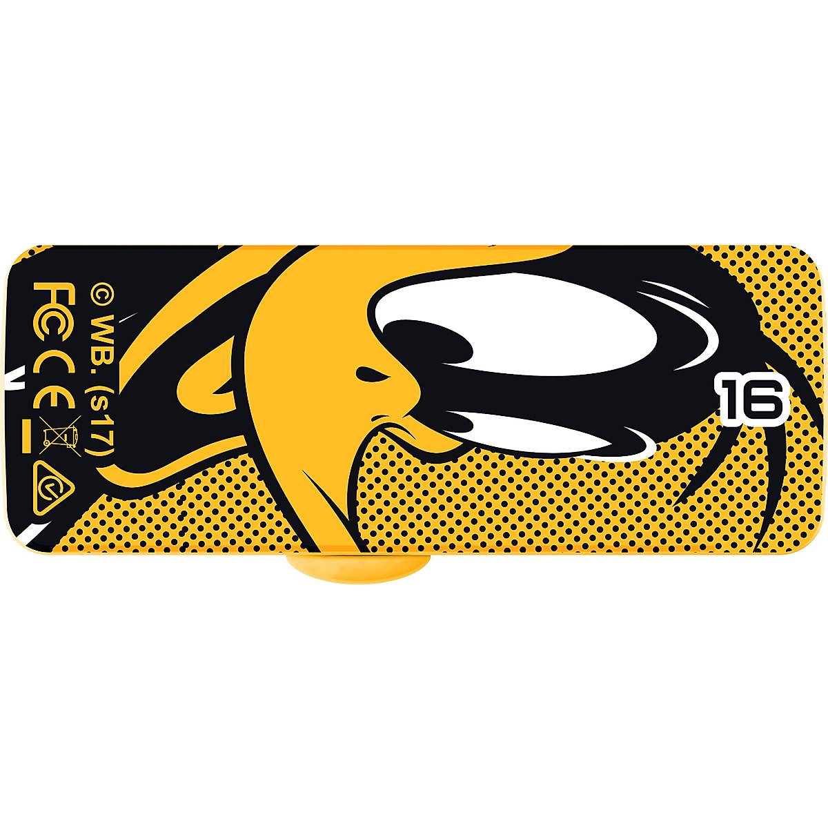 Emtec M700 Flash Drive, 16GB, Daffy Duck USB 2.0 Capless Slide-Open System