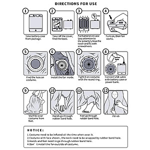 Dinosaur Costume for Adult, Inflatable Dinosaur Costume Adult, T-Rex Costume Blow up Funny Halloween Dino Costumes Fancy Dress, for Women Teens