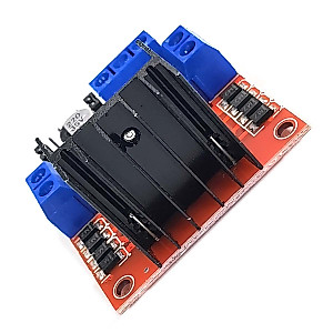 Kiro&Seeu 5PCS L298N Motor Drive Controller Board Module Dual H Bridge DC Stepper Motor Compatible with Ar-duino Electric Projects Smart Car UNO MEGA R3 Mega2560 (298N-MD-5pcs)