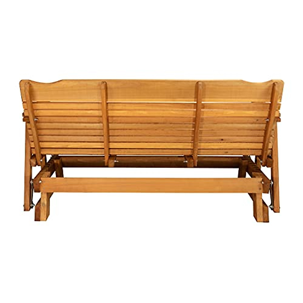 Kilmer Creek Rustic Finished 5' Cedar Porch Glider, Amish Crafted