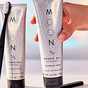 MOON Toothbrush and Cosmic Gel Toothpaste Bundle