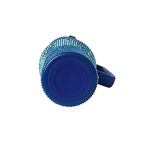 Sip+Sea Grenada 40oz Rhinestone-Encrusted Insulated Tumbler - Premium Bling Stainless Steel Water Bottle with Handle, Double Wall Vacuum Technology, Includes Leakproof Lid and Straw