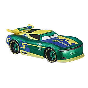 Disney Car Toys Toy 1:55 Scale die-cast Character Vehicles Collectible 2-Pack Gift Set Next-Gen Racers SynerG #5 Eric Braker & RPM #64 Barry DePedal Kids 3 and Up