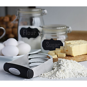 SuperbKitchen Dough Blender - Stainless Steel Professional Pastry Cutter for All Fall Baking