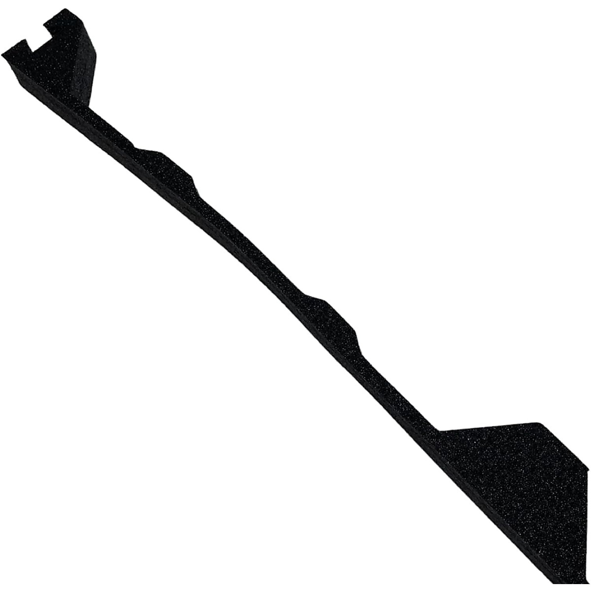 (10PCS)-12" Classic Ribbed Profile Foam Closure Strip for Metal Roofing Panels 3' Long Inside Roof Closure Strip, Noise Reduction, and Resistance to Cold