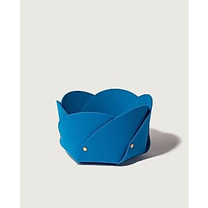 IANIYA Versatile Felt Storage Basket Organize with ease! Perfect for living rooms and stylish desktop decor(BLUE)