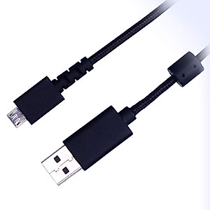 HUYUN 1.8M USB Charging Cable Replacement for Logit G533 G633 G933 Gaming Headset & G502 Hero Lightspeed Mouse