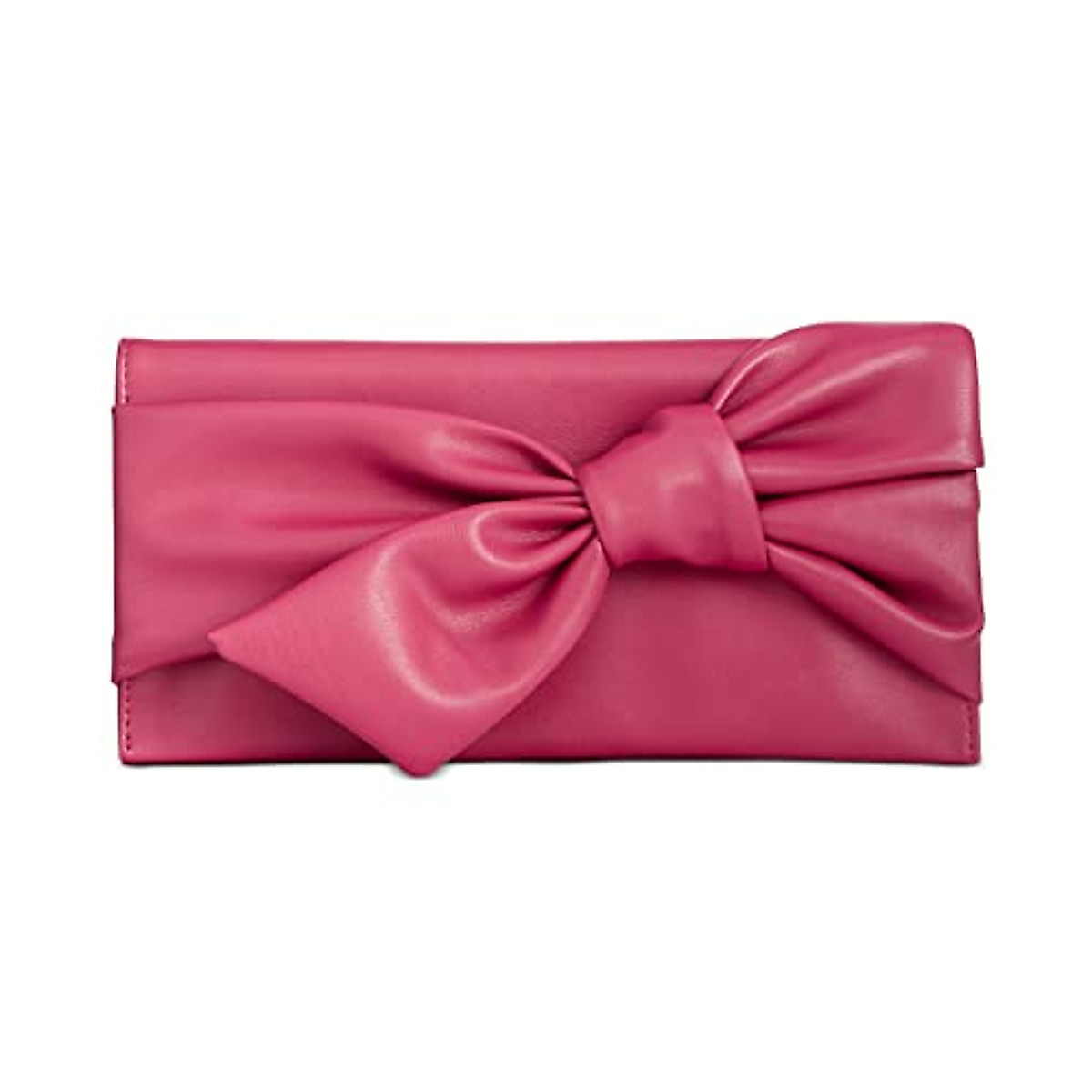 I.N.C. International Concepts INC Women's Pink Faux Leather Chain Strap Clutch Handbag Purse