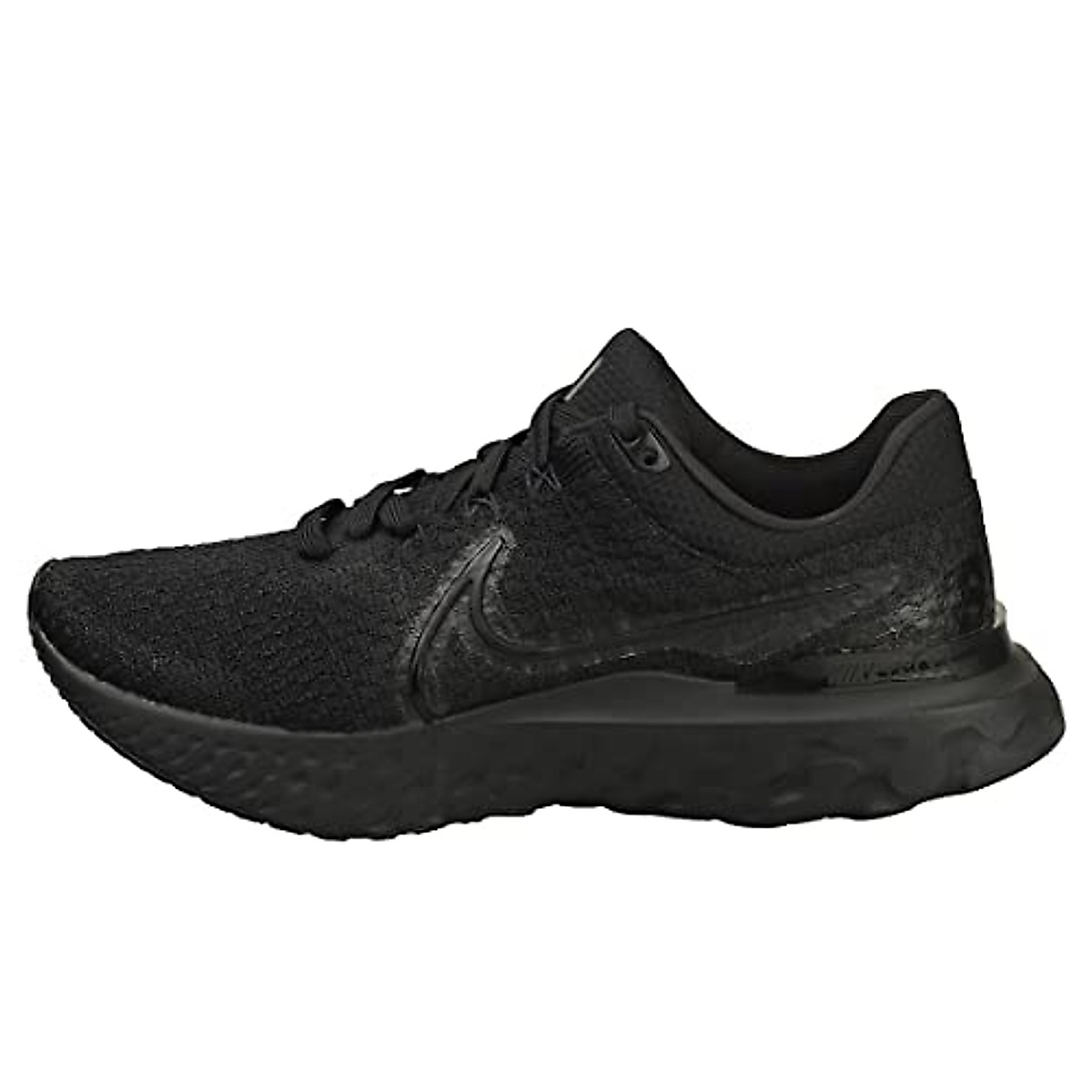 Nike Men's React Infinity Run Flyknit 3 Running Shoes, Black/Black-Black, 11 M US