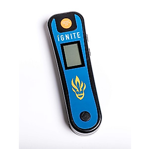 Ignite Instant Read Thermometer - Push Button FLIP-Out Design- Digital Thermometer for Kitchen, Outdoor Cooking, BBQ, and Grill!