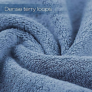 Cleanbear Cotton Washcloths Bath Wash Cloth Set 13 x 13 Inches, 6-Pack Face Cloths with 3 Colors