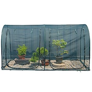 Large Tunnel 8.2'x4' Plant Netting Cover 4FT Tall Crop Cage Netting Pest Guard Cover for Vegetables Fruits Durable Gardening Net for Plant and Animal
