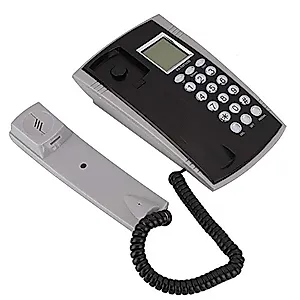 Landline Phone, Small Business Corded Telephone with Caller ID Display, Retro Desktop Cord Telephone for Home, Office, Hotel