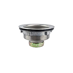 Plumb Pak K5435DSSS Kitchen Sink Strainer with Fixed Post Basket, 1 Pack, Stainless Steel