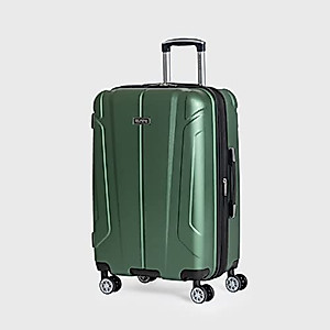 Ben Sherman Derby Spinner Travel Upright Luggage, Cilantro, 20-Inch Carry On