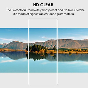 Akcoo [3 Pack OnePlus 8 Pro Screen Protector Tempered Glass, UV Set, Full Screen Adhesive, Scratch Repair,Sensitive Touch,Fingerprint-ID Compatible