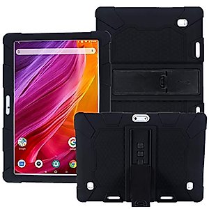 HminSen Stand Cover for Victbing 10, ZONKO 10.1，Hoozo 10, Winsing 10, Lectrus 10.1 Tablet (Black)
