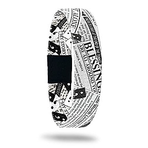 ZOX Bracelets — My Story Isn't Finished | Stretchy Elastic Band with Motivational Affirmations and Beautiful Artwork, Great Gift for Men, Women, and Kids (Medium)