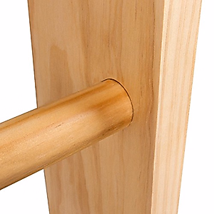 Wooden Swedish Ladder - Stall Bars Set for Physical Therapy & Gymnastics with Swing Set and Adjustable Pull-up bar - Sport Complex (KM-2)