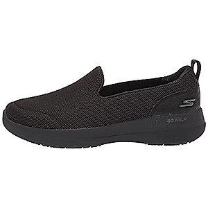 Skechers Women's GO Walk Stability Sneaker, Black, 8.5