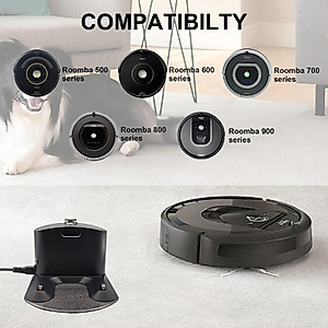 Roomba Charging Base, Roomba Charger Dock, Replacement Roomba Docking Station for irobot Roomba e5 e6 i8 i7 i6 i4 i3 i1 500 600 700 800 900 Series -Charger ADF-N1 17170 17064 4452369