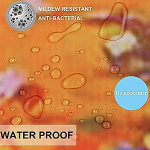 Paisley Black Bandana Bohemian Ethnic Pattern Waterproof Printing 4 Piece Shower Curtain Set with Non-Slip Carpet U-Shaped Bath mat Modern Bathroom Curtain Toilet Cover Cover 72x72 inches