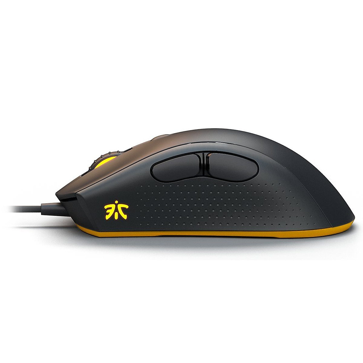 Fnatic Clutch 2 Pro Gaming Esports Mouse (Pixart Optical Sensor with 12,000 CPI, 6 Buttons, Mechanical Mouse Switches, Multi-Color RGB Backlit, Right Handed) – Black