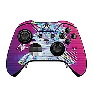 Distorted Bust Vaporwave Design Vinyl Decal Sticker Skin by egeek amz for Xbox One Elite Controller