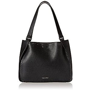Calvin Klein Estelle Novelty Satchel, Black