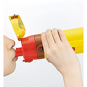 Skater SKDC4-A Children's 2-Way Stainless Steel Water Bottle with Cup, Pikachu, 21 Face, Pokemon, 15.2 fl oz (430 ml)