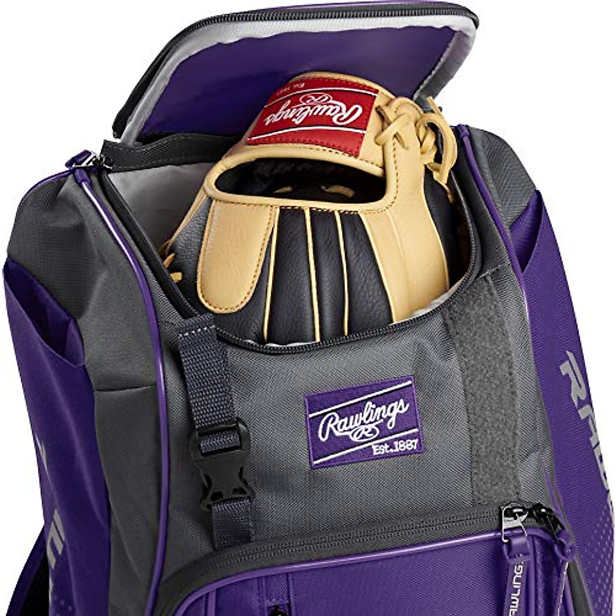 Rawlings Franchise Player's Baseball Backpack, Purple