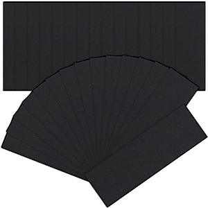 30 Pcs Fingerboard Foam Grip Tape Adhesive Foam Fingerboard Stickers Uncut Foam Tape for Fingerboard Finger Toy Skateboard, 36 x 110 mm