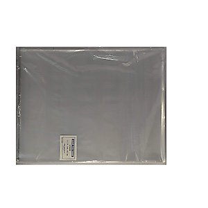 100-12 x 15" Poly Clear Plastic T-Shirt/Apparel Bags 1 Mil 2" Back Flap Lock (5 Pack)