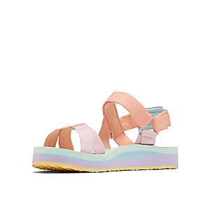 Columbia Women's Capsule Alava Sandal, Pink Dawn/King Crab, 12