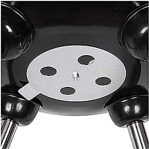 BBQ Kettle Charcoal Grill Outdoor Portable Grill Backyard Cooking Stainless Steel for Standing & Grilling Steaks, Burgers, Backyard Pitmaster & Tailgating (18" Black)