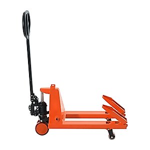 Tory Carrier Narrow Pallet Truck, Manual Hand Truck, Mini Pallet Jack, Foldable Handle and Forks 2200lbs Capacity 31.5" Lx15 W Froks
