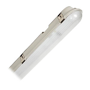 Sylvania 74530 SYLVANIA Luminaries Vapor Tight, 25W, 2ft. Waterproof Polycarbonate Housing, 4000K Cool White, 122, 000 Hours, Stainless Steel Clips
