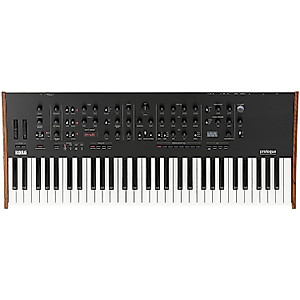 Korg Prologue 16 Polyphonic Analogue Synthesizer Bundle with Sustain Pedal and Austin Bazaar Polishing Cloth