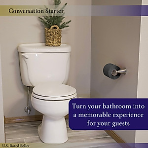 Mondo Medical 6 Pack of Black Toilet Paper Rolls - 3 Ply Black Bath Tissue Colored Toilet Paper Rolls for Bathroom