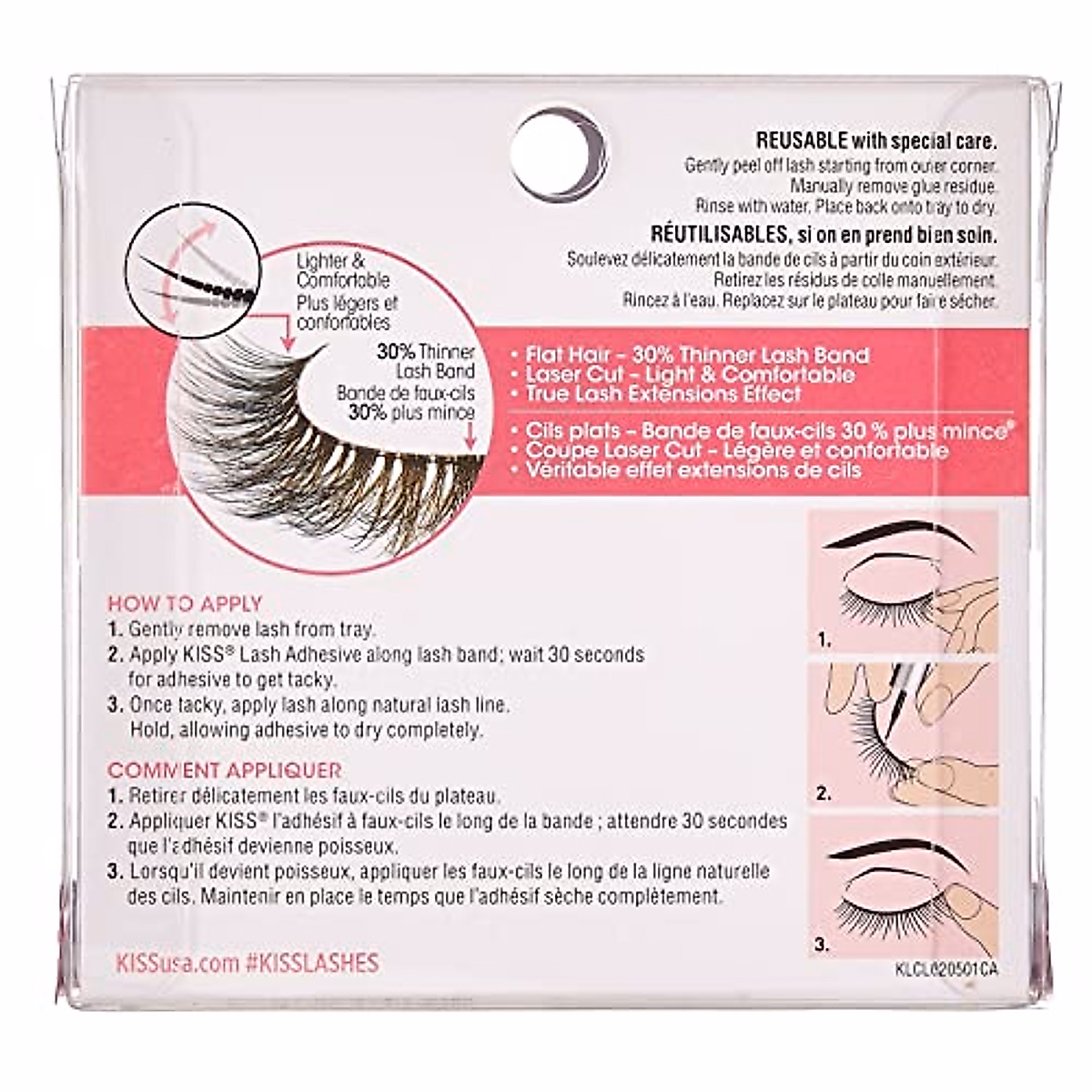 Kiss Lash Couture Luxtensions Royal Silk (Pack of 3)