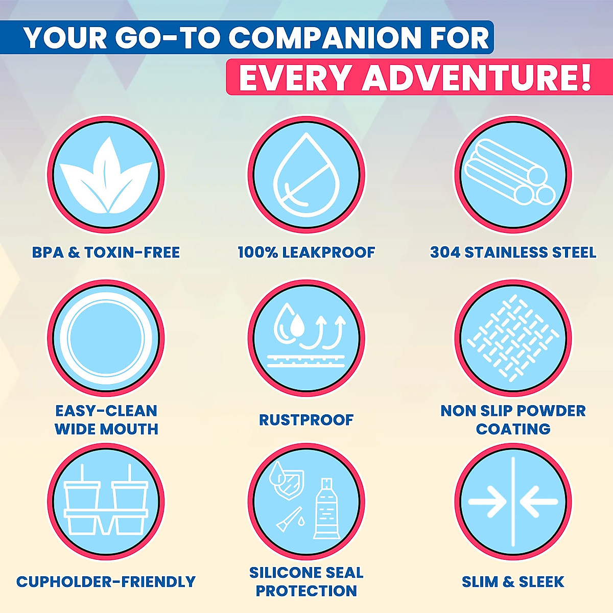 Wet Work Double Wall Tumbler 20 oz Made from Durable Stainless Steel for Hot and Cold Drinks - Insulated Travel Mug for Coffee Tea Wine with Leak Proof Lid for Travel Hiking Camping Gifts - Red