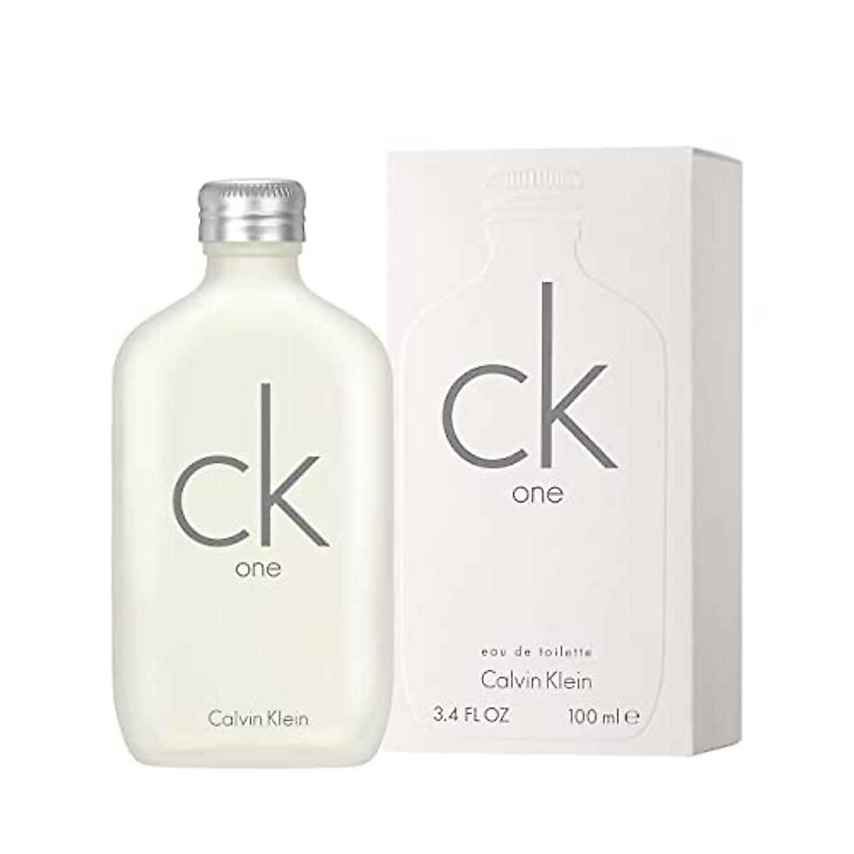 Calvin Klein CK One Unisex Eau de Toilette, 3.4 Fl Oz