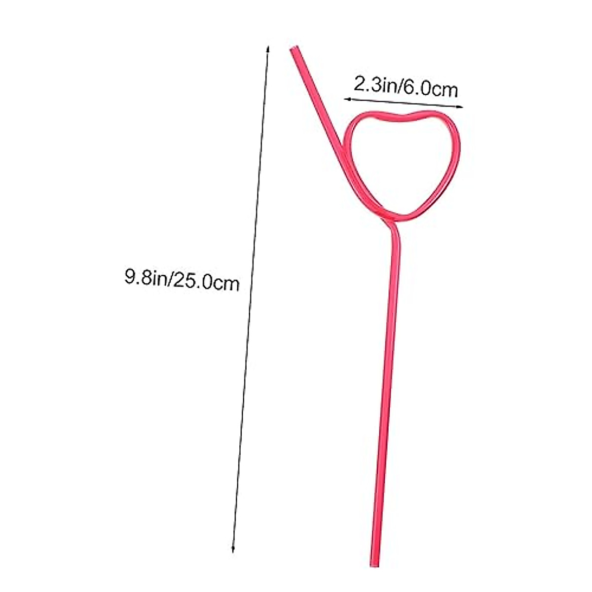 Healifty 25Pcs straw Party Accessories Party Supply Home Supply disposable drinking cocktail stanly bridal shower favors flexible trim drink garnish wedding decor the pet milk child jar